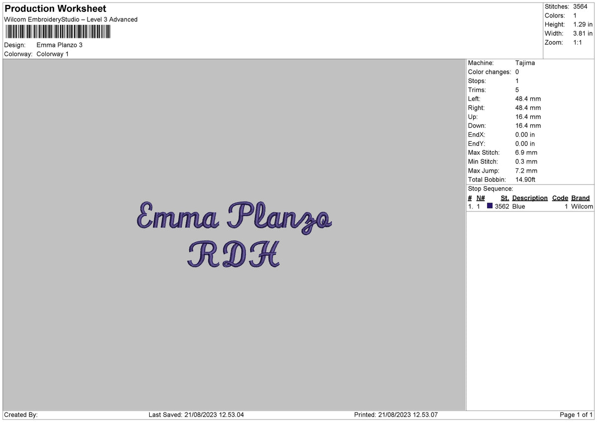 Emma Planzo Embroidery File 6 sizes – embroiderystores