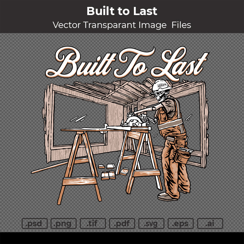 Built To Last Vector Files – embroiderystores
