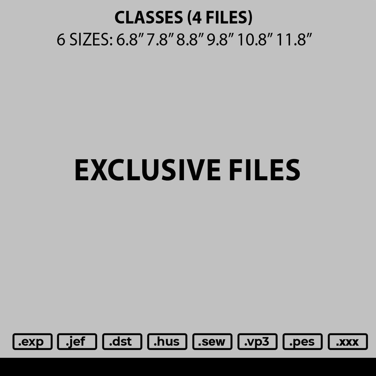 Classes Embroidery 4 Files – embroiderystores