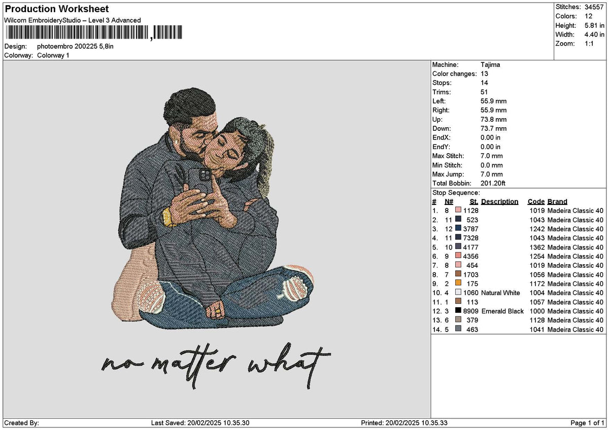 Photoebro 2002 Embroidery File 6 sizes – embroiderystores