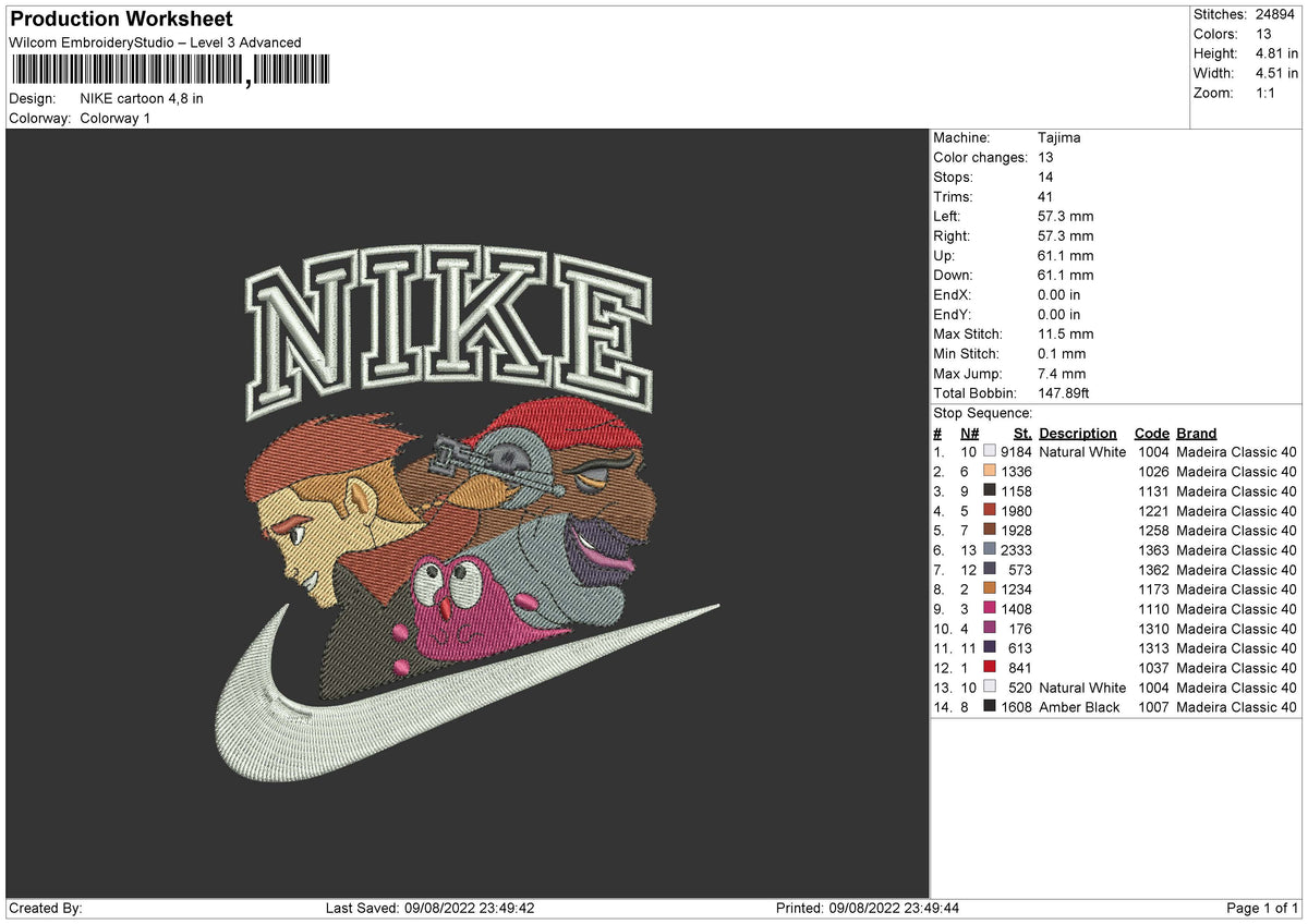 Nike Cartoon – embroiderystores