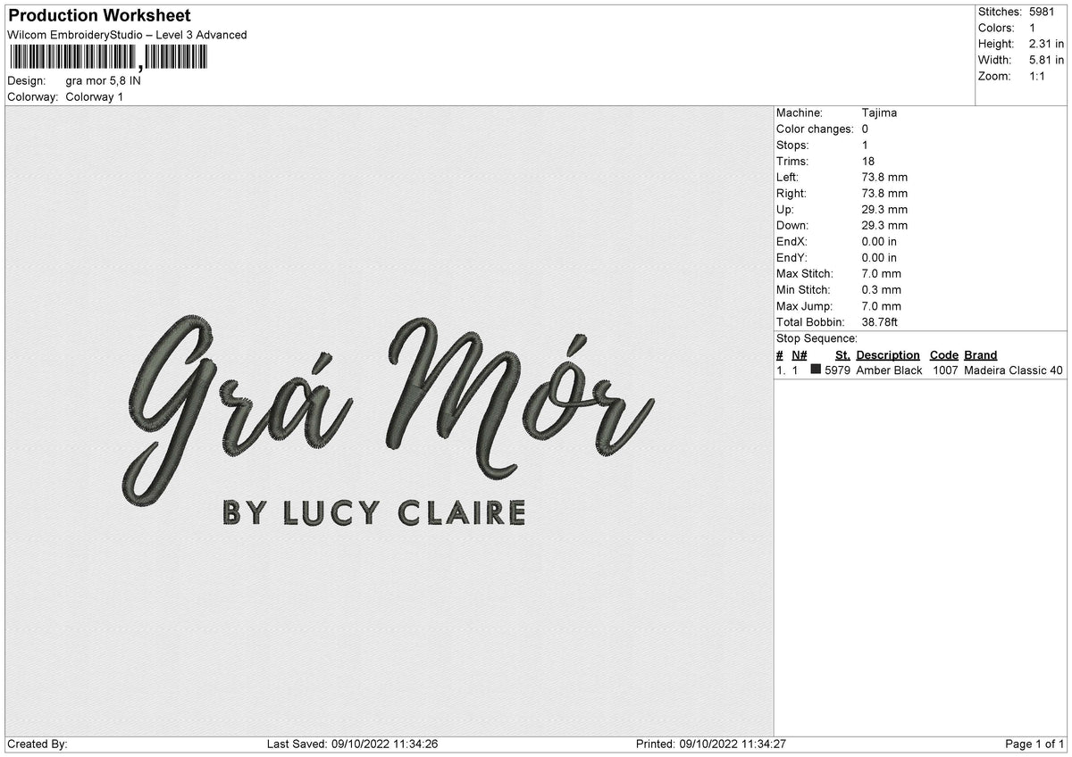 Gra Mor Embroidery – embroiderystores