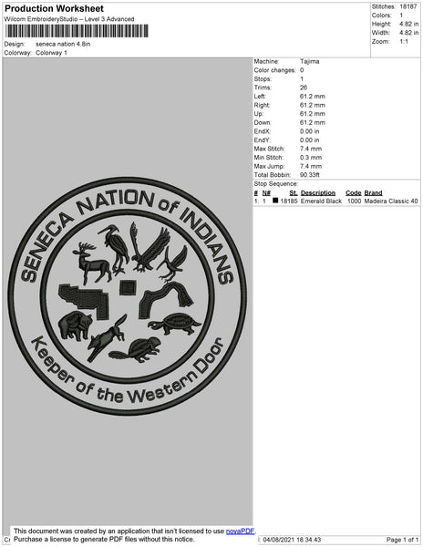 SENECA NATION – embroiderystores
